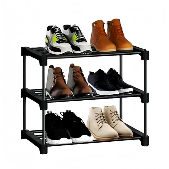 3-poziomowy organizer na buty, smukły organizer na buty, lekka półka na ...