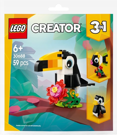 LEGO Creator 3 w 1 30688 Tropikalny Tukan Ryba Pingwin - LEGO | Sklep ...