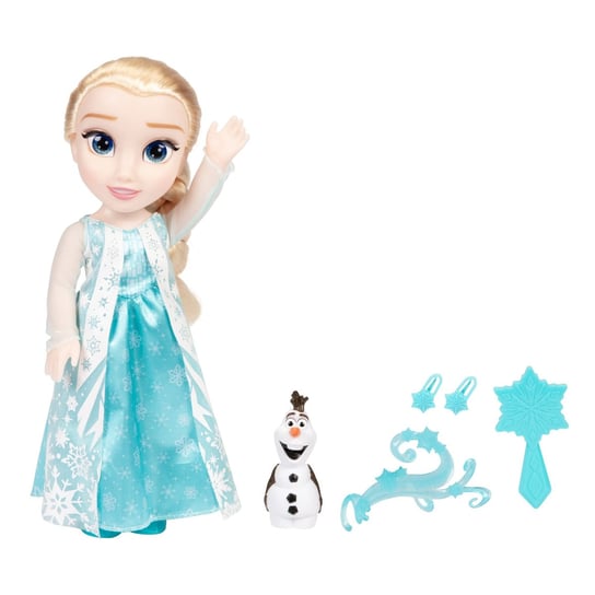 Disney Die Eiskönigin - Frozen - śpiewająca lalka Elsa 35 cm, śpiewa Let It Go, wraz z ...