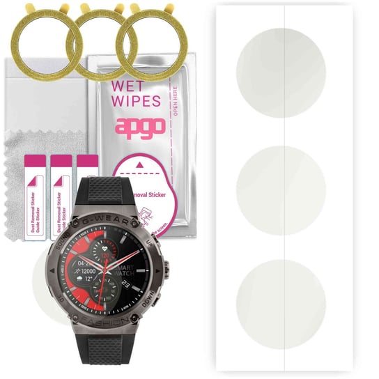 3x Folia hydrożelowa MATOWA do Watchmark Fashion G-Wear - apgo ...