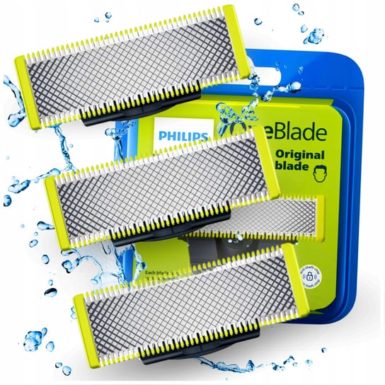3x PHILIPS ONE BLADE OSTRZA ORYGINALNE OSTRZE ONEBLADE QP2520 QP2530 ...