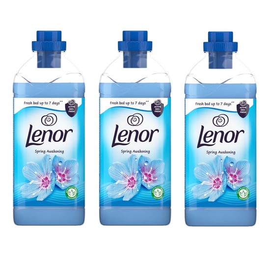 3x Płyn do płukania tkanin LENOR Spring Awakening 64 prania 1,6 l ...
