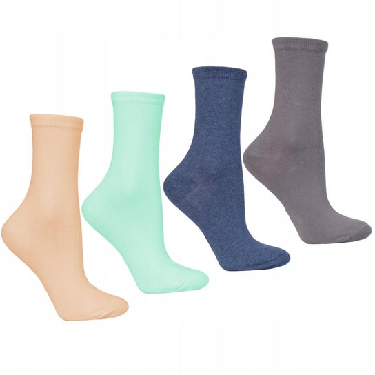 4 Pary Długie SKARPETY DAMSKIE Klasyczne MORAJ Mix Kolorów r. 35-38 - Moraj | Moda Sklep EMPIK.COM