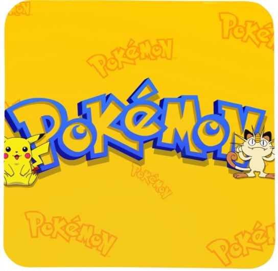 4 Podkładki pod Kubek POKEMON + NAPIS - Inna marka | Sklep EMPIK.COM