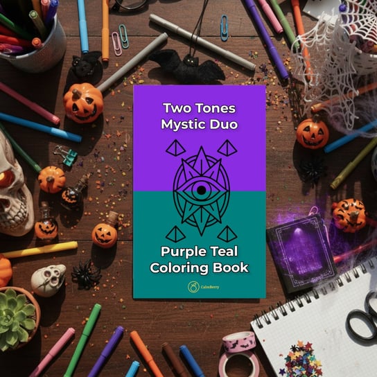 Mystic Duo: Mistyczny Duet – Kieszonkowa Kolorowanka dla Dorosłych ...