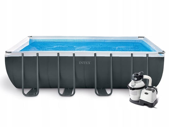 BASEN STELAŻOWY OGRODOWY ULTRA XTR 549x274x132 INTEX DUŻY POMPA 16W1 ...