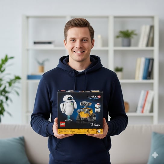 LEGO WALL-E i EWA Zestaw Lego dla Dorosłych Disney Pixar (43279) Lego Prezent Świąteczny + EBOOK ...