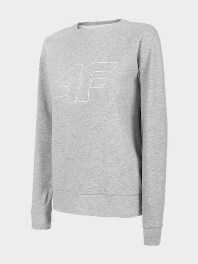 4F, Bluza sportowa dresowa nierozpinana damska, H4Z22-BLD350, Szary, Rozmiar XS - 4F | Sport ...