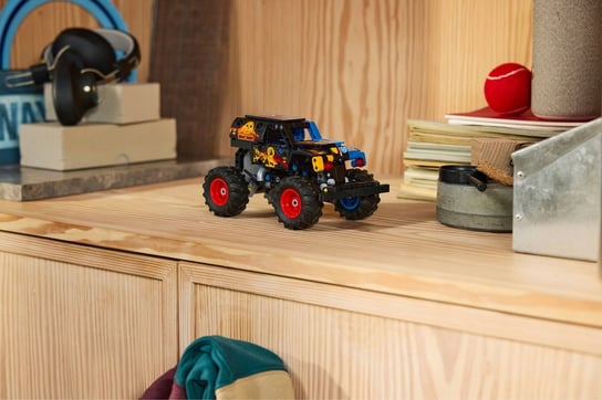 MONSTER JAM GRAVE DIGGER OGIEŃ I LÓD LEGO TECHNIC 42219 NOWY ZESTAW ...