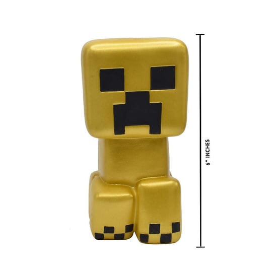 Minecraft Gold Creeper Mega SquishMe - Perfect for Party Favors ...