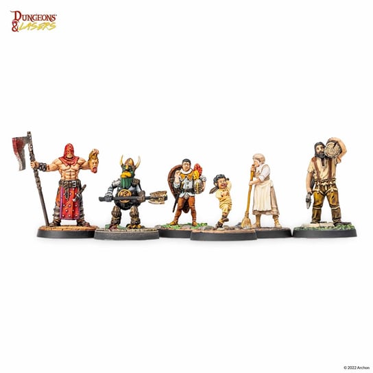 Dungeons & Lasers: Npc Miniature Set - Archon Studio | Sklep EMPIK.COM