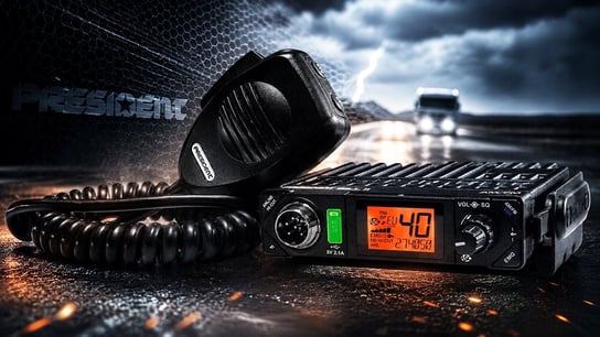 CB Radio President Bill II Plus Vox AM FM 12V 40 Kanałów - President ...