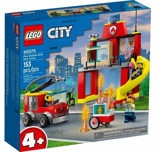 60375 - LEGO City - Remiza strażacka i wóz strażacki - LEGO | Sklep ...