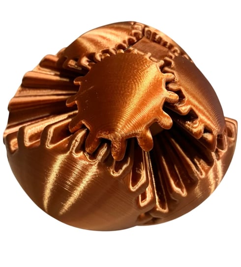 Gear Ball Antystresowa Kula Fidget Smooth miedziany - GALOPI | Sklep ...
