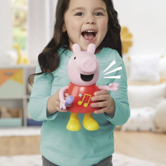 Peppa Pig Zabawna lalka Peppa na czacie i śpiewaniu - Inna marka ...