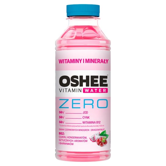 Oshee Vitamin Water Zero Napój niegazowany smak czerwonych winogron ...