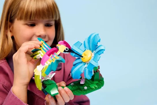 KLOCKI LEGO 3w1 Koliber Motyl Ryba Dzikie Zwierzęta (31384) Zestaw Lego ...