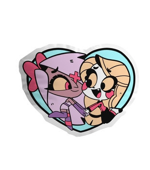 Poduszka Chibi Hazbin Hotel - Charlie Morningstar & Vaggie - Inna marka ...
