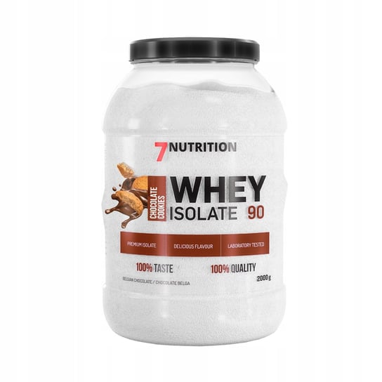 7 Nutrition Whey Protein Isolate 90 2000g ciastko czekoladowe - Inna ...