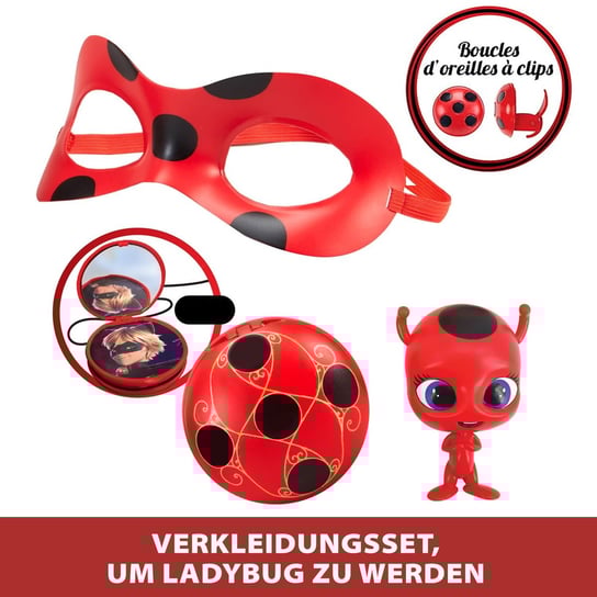 Bandai Miraculous Ladybug Maska, Czerwony, Od 4 lat - Inna marka ...