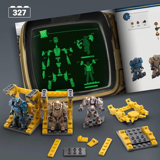 MEGA Fallout Action Figure Building Toy, T-60 Power Armor Collection ...