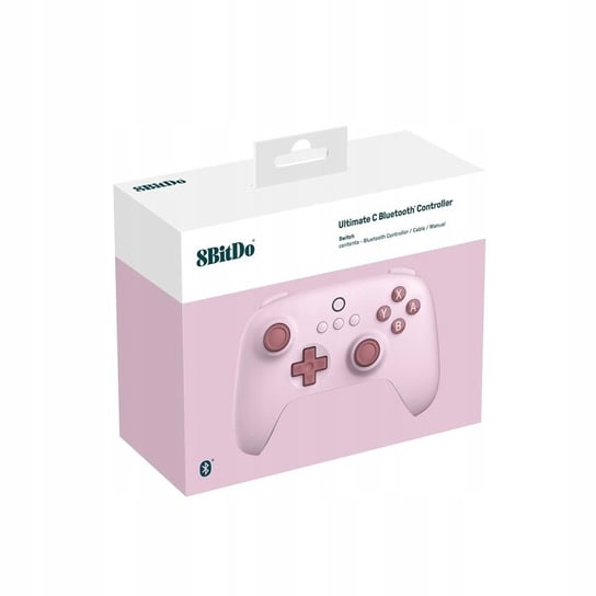 8BitDo Ultimate C Bluetooth Controller Pink NS RET00405 - 8bitdo | Gry ...