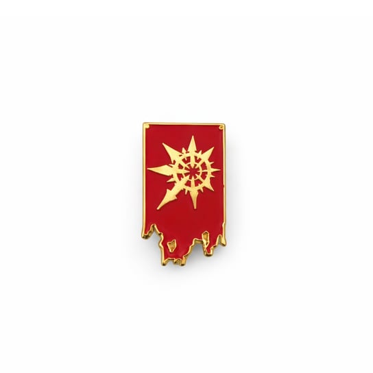 Chaos Flag | 4 cm | Metal | Przypinka | Warhammer 40k - Inna marka ...