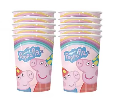Kubeczki papierowe Świnka Peppa – 10 szt. - Inna marka | Przyjęcia i ...