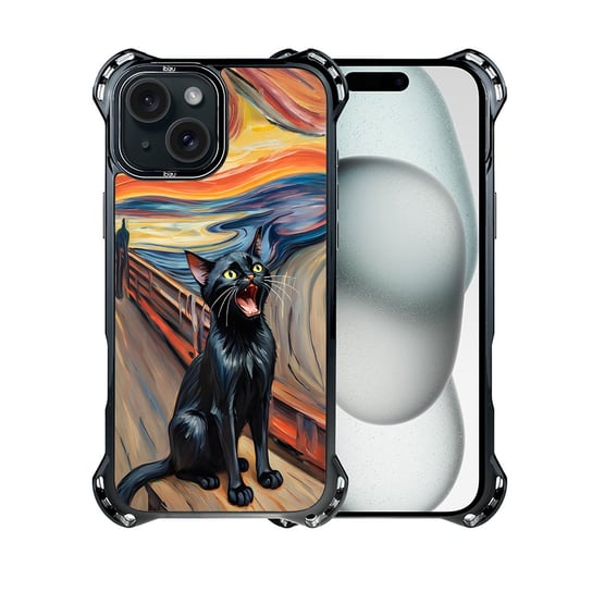Etui do iPhone 15 Plus IBIZU DropGuard Ultra z MagSafe, Edvard Munch ...