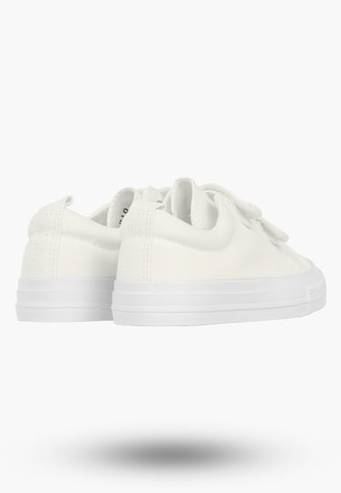 Trampki Dziecięce Buty Na Rzepy Tenisówki Materiałowe Casual Białe ...