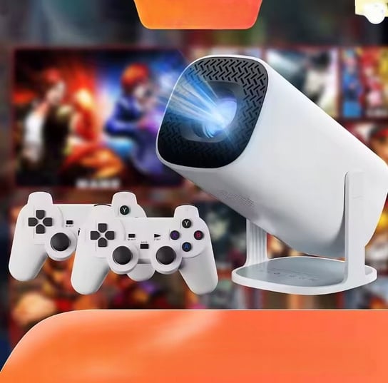 Projektor 4K Rzutnik Led Do Telefonu Wifi Konsola Przenosna Gry Pad ...