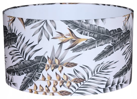 Abażur Lampy Stojącej Wiszącej Walec 35/20 E27 LIŚCIE EGZOTYCZNE PRIMAVERA - BIAŁA KROPKA ...