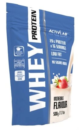 Activlab Whey Protein 500G Truskawka - ActivLab | Sport Sklep EMPIK.COM
