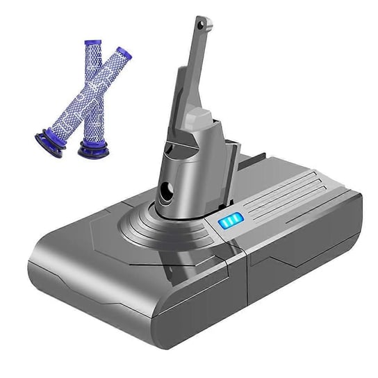 Adapter do akumulatora V8 21,6 V + 2 filtry wstępne do akumulatorów V8 ...