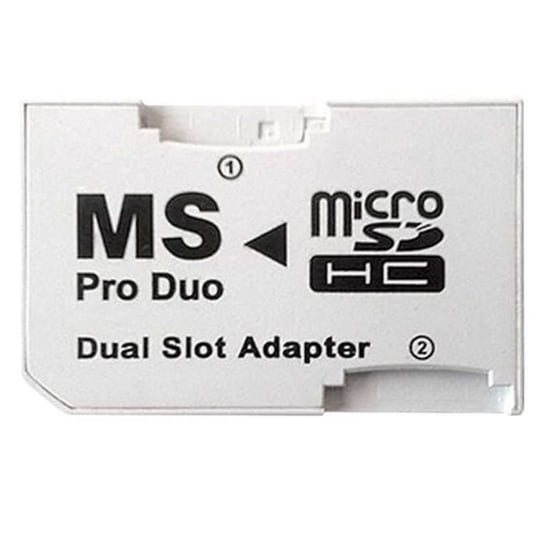Adapter OCIODUAL Dual Slot Micro SD SDHC TF na Memory Stick MS Pro Duo ...