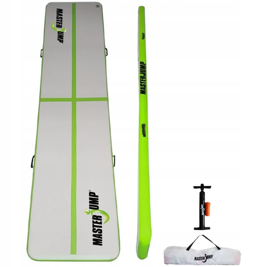 Airtrack Dmuchana Mata Gimnastyczna Master 400 X 100 X 10 Cm Grey-Green ...