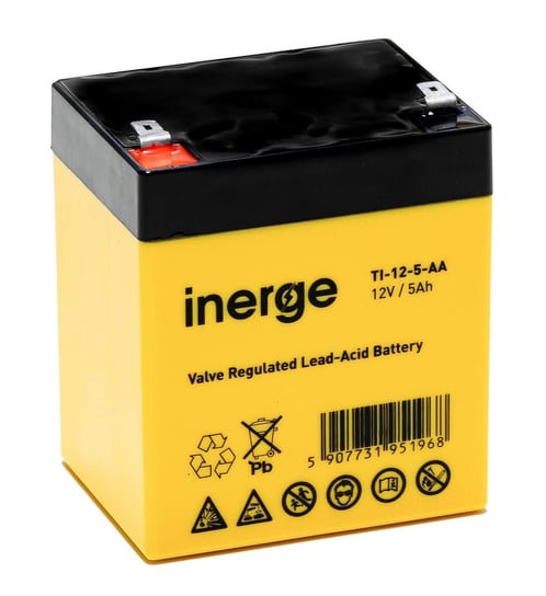 Akumulator AGM 12V 5Ah INERGE - Inerge | Sklep EMPIK.COM