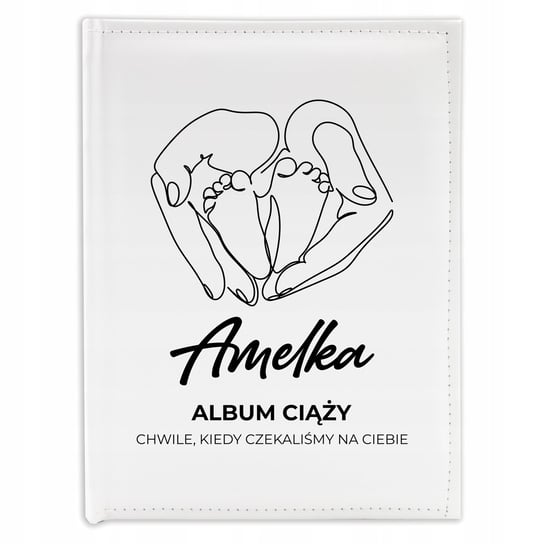 ALBUM CIĄZY PREZENT 200 ZDJ 10X15 EKOSKÓRA IMIĘ WZ - StyleCouture | Sklep EMPIK.COM