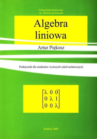 Algebra liniowa - Opracowanie zbiorowe | Książka w Empik