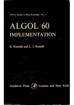 Algol 60 implementation - Opracowanie zbiorowe | Książka w Empik