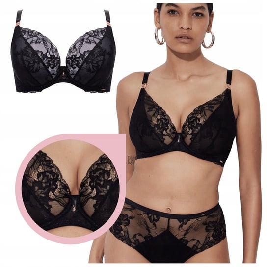 Alles SUBLIME M biustonosz miękki czarny stanik soft koronka zmysłowy - 75C - Alles | Moda Sklep ...