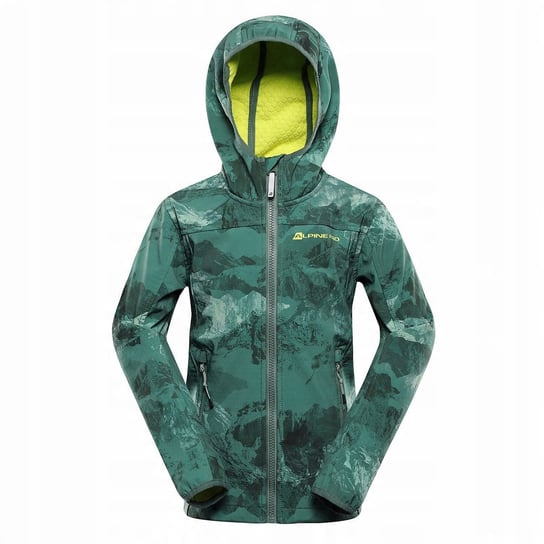 ALPINE PRO Kurtka dziecięca turystyczna softshell 8000 Hooro ziel. 152 ...