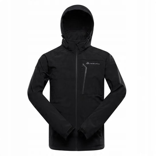 ALPINE PRO Kurtka trekkingowa męska softshell 8000 Hoor czarny r.L ...