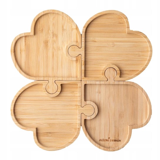 Altom Design, patera bambusowa, dek. serca, 24x24x1,6 cm - Altom Design ...