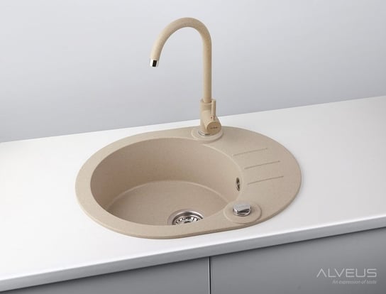 ALVEUS ROLL 40 zlewozmywak granitowy beżowy - ALVEUS | Sklep EMPIK.COM