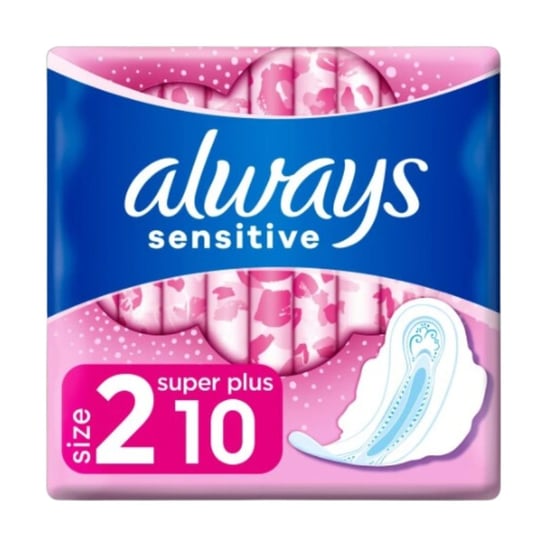 Always, Sensitive Ultra Super Plus, Podpaski ze skrzydełkami, 10 sztuk | Sklep EMPIK.COM