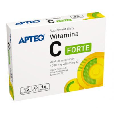 Apteo, Witamina C Forte, 15 Kapsułek | Sklep EMPIK.COM
