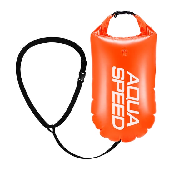 AquaSpeed, Boja asekuracyjna Open Water Swim, pomarańczowa, 17 l - Aqua ...
