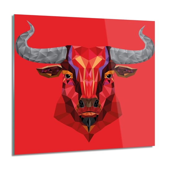 ArtprintCave, Byk rogi grafika do łazienki Obraz szklany, 60x60 cm ...