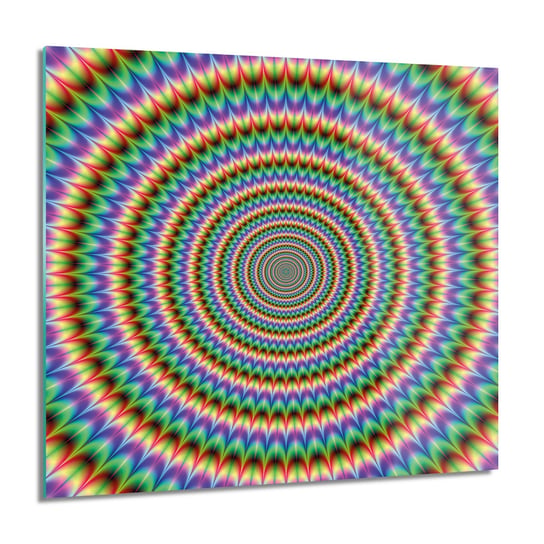 ArtprintCave, Koło iluzja 3D grafika foto szklane ścienne, 60x60 cm ...